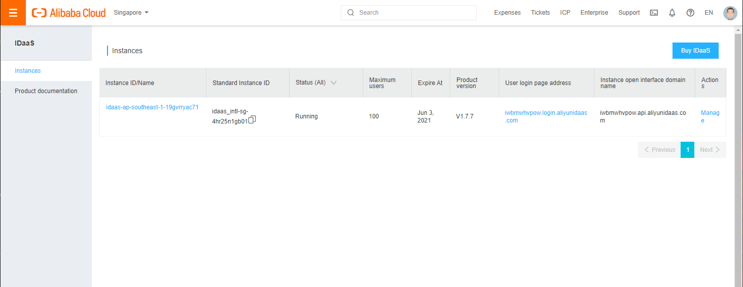 Alibaba Cloud IDaaS を使ってみる | Alibaba Cloudの備忘ログ